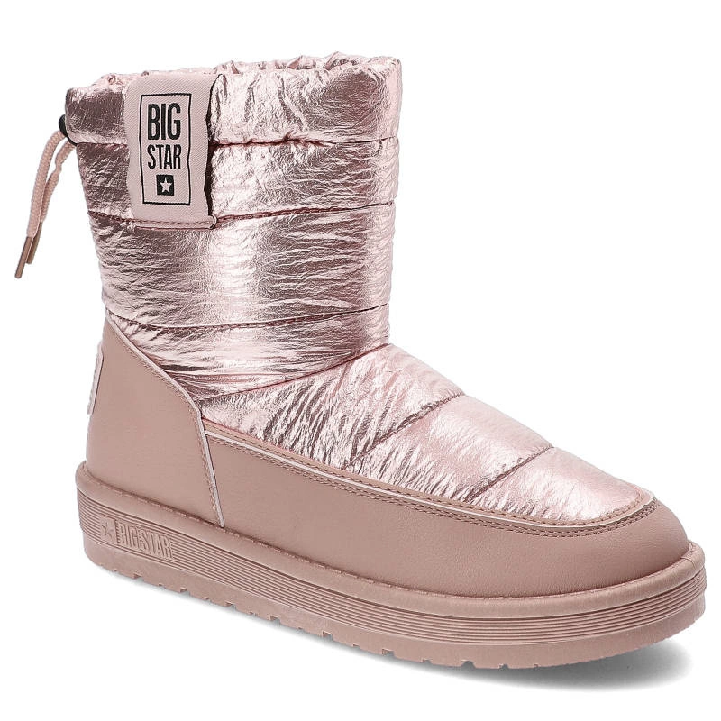 Różowe Śniegowce Big Star Damskie Zimowe Buty | ARMODO.pl