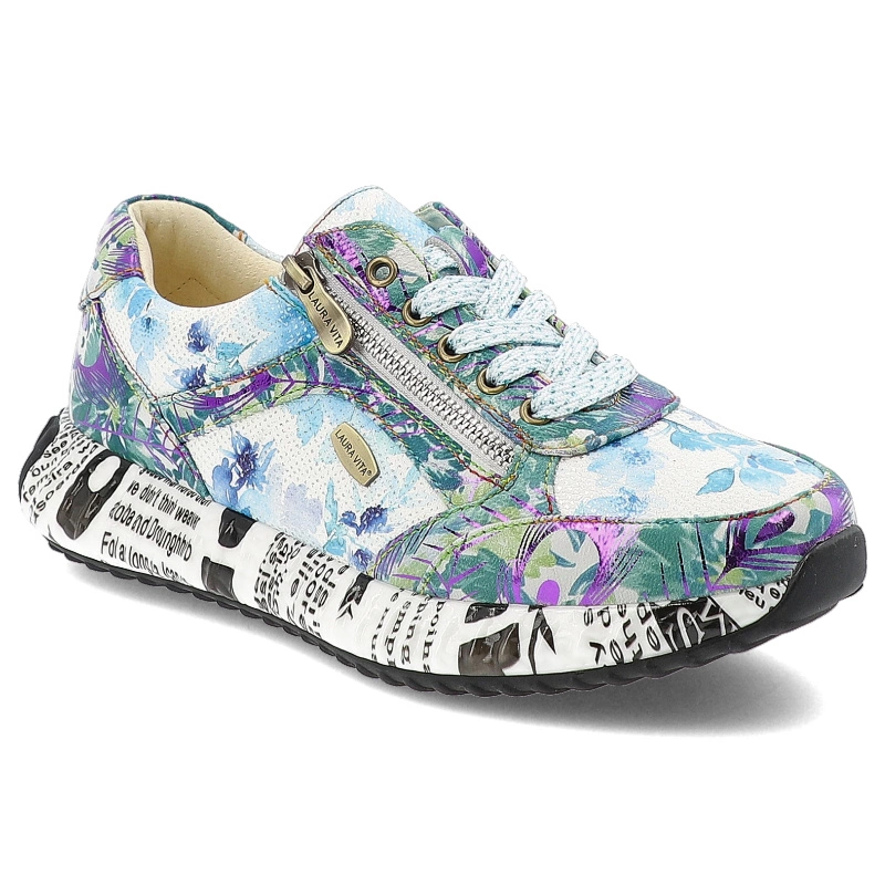 Niebieskie Sneakersy Laura Vita Eleganckie Obuwie Damskie Edycja ...