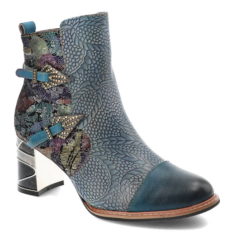 Botine Albaștri Laura Vita Pantofi de Damă la Modă | ARMODO.pl