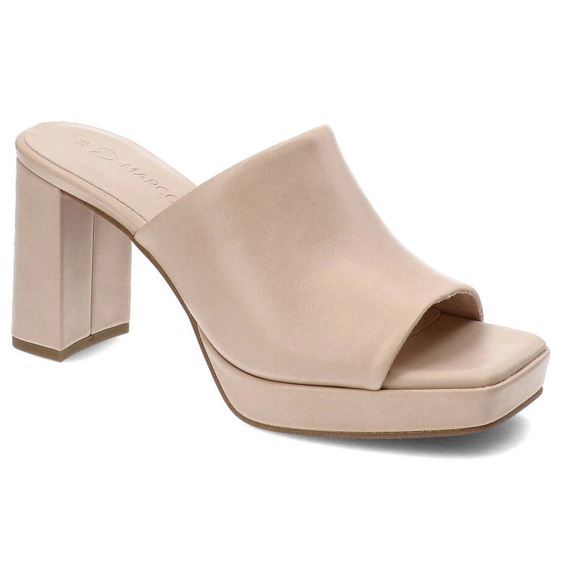 Șlapi Bej Marco Tozzi Pantofi de Damă la Modă | ARMODO.pl