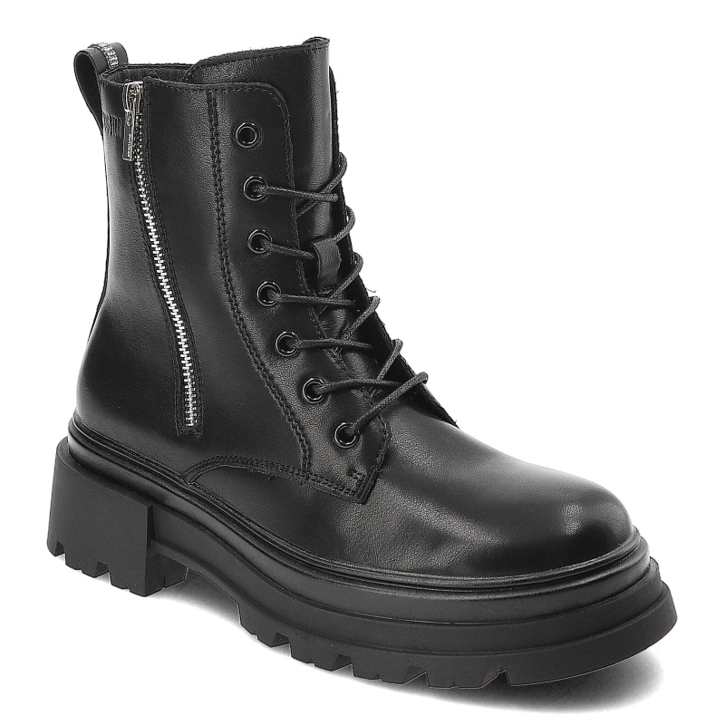 Czarne Botki Big Star Ocieplane Obuwie Damskie | ARMODO.pl