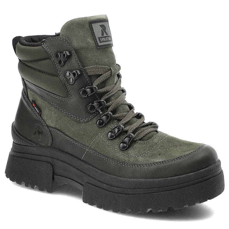 Botine Verde Rieker Pantofi de Damă la Modă | ARMODO.pl