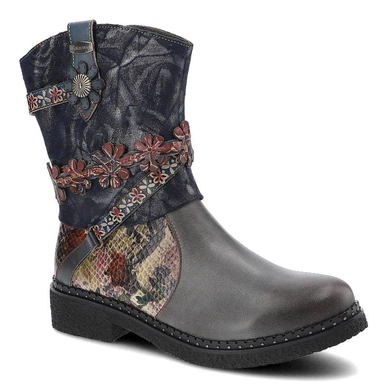 Botine Albastru Marin Laura Vita Pantofi de Damă la Modă | ARMODO.pl